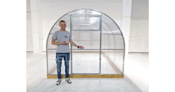 Купить теплицу «Агроном Компакт» шириной 2.4 метра с поликарбонатом ...